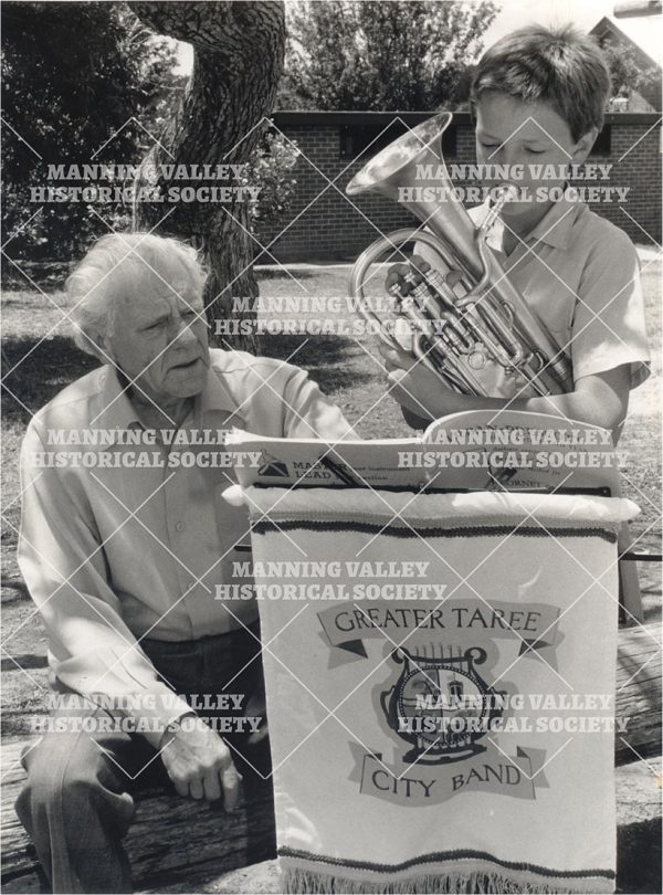 Jim Cryer, Band Master, Greater Taree City Band - Wingham Museum